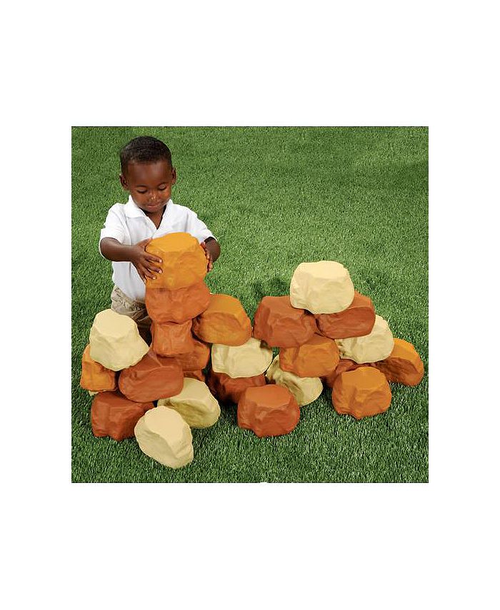 Kaplan Early Learning Foam Rock Wall Builders - Set of 25 - Macy's