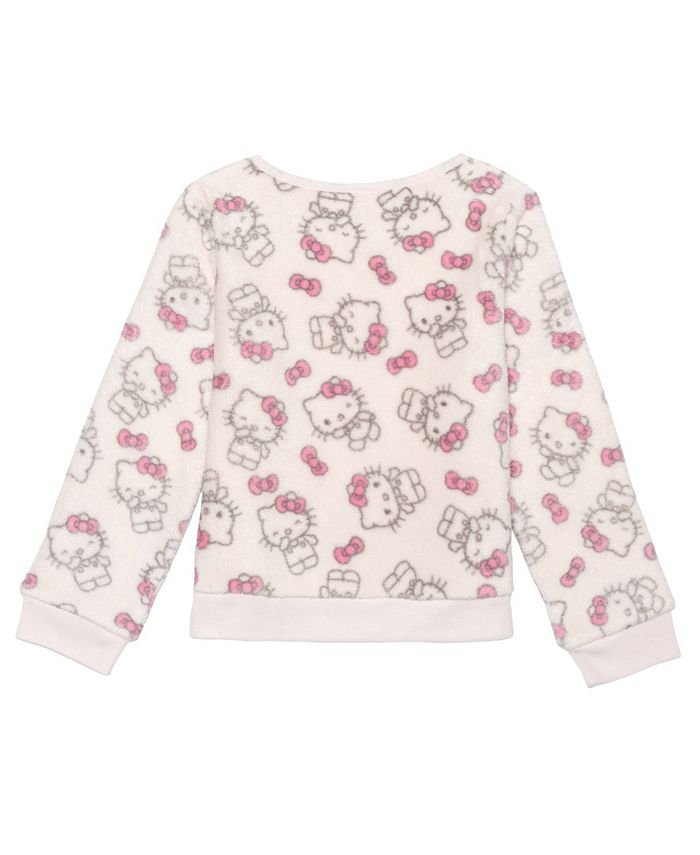 Hello Kitty Little Girls Cozy Pullover Sweatshirt - Macy's