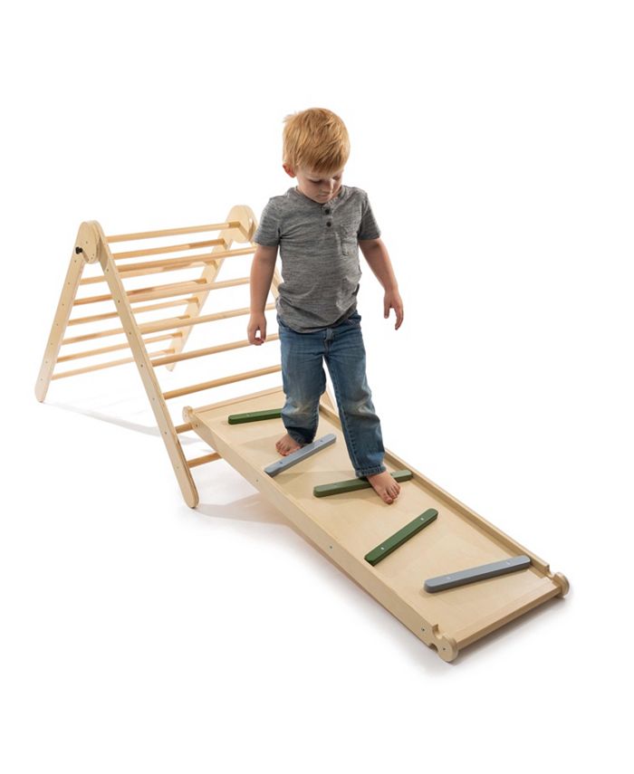 JumpOff Jo Wooden 3-in-1 Triangle Climber - Macy's