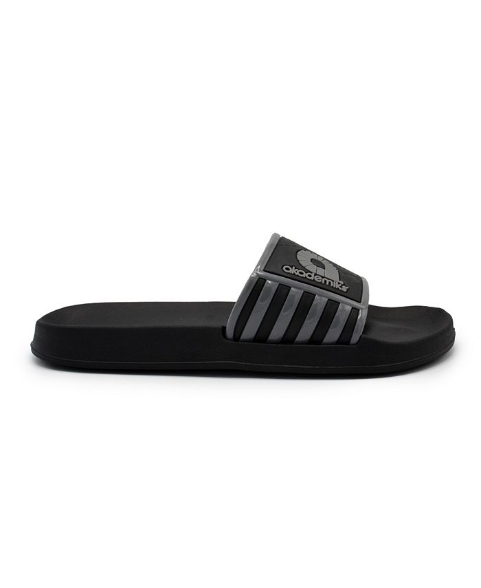 Akademiks Men's Side Stripe Slides - Macy's