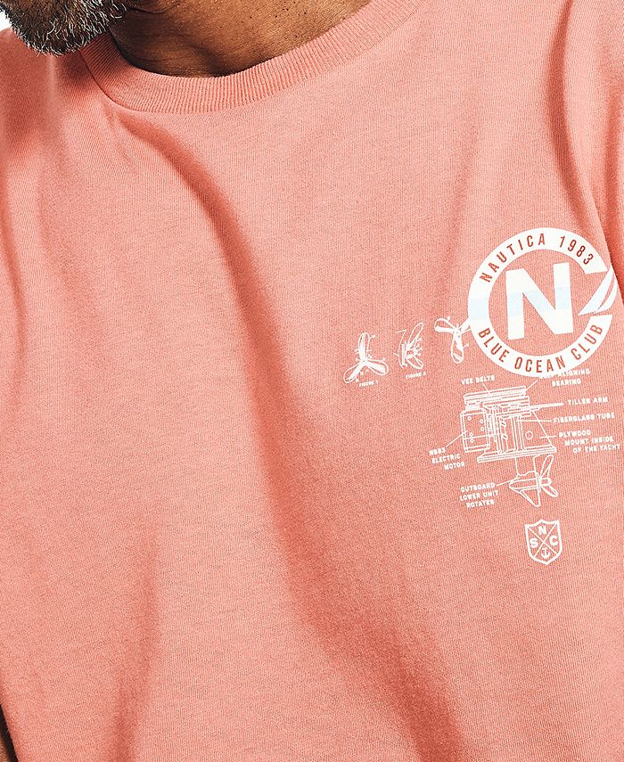 Nautica Mens Sustainably Crafted Beach Life Graphic T Shirt Macys