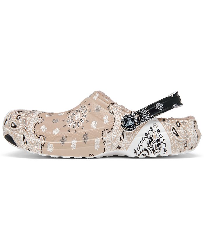Crocs Men's and Women's Classic Lined Bandana Clogs from Finish Line ...