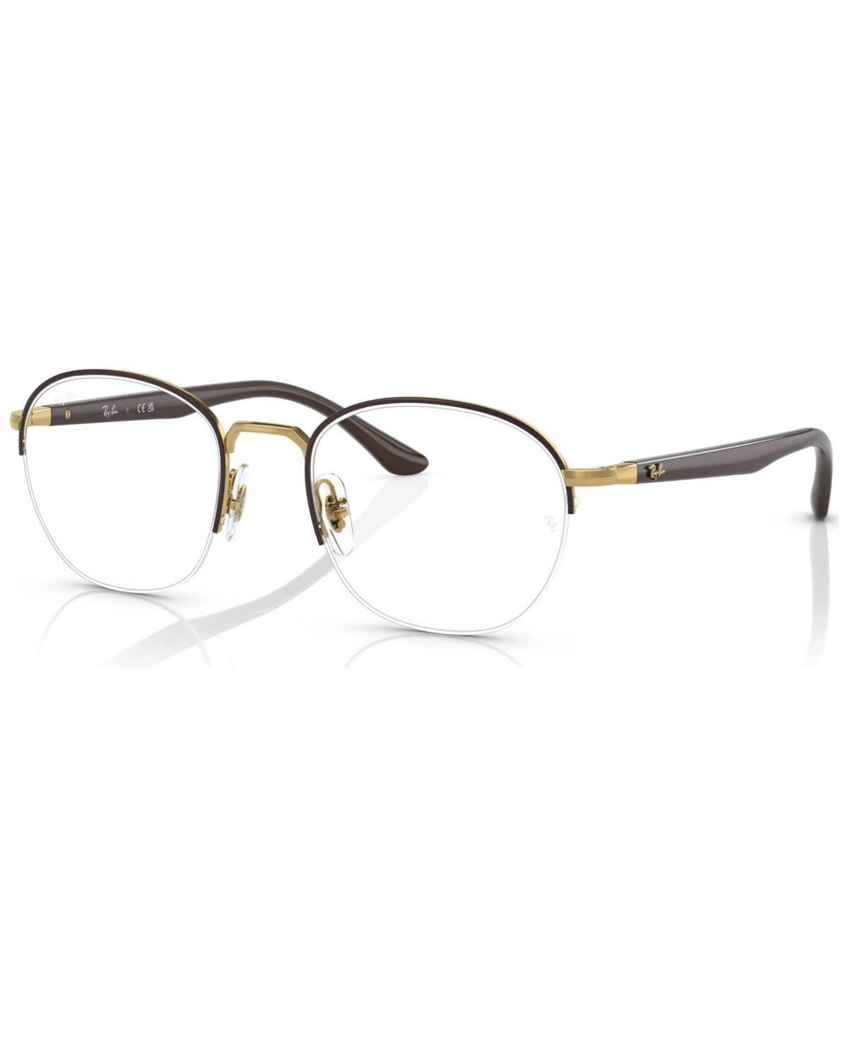 Click here for Ray-Ban Unisex Square Eyeglasses  RX648750-o - Bro... prices