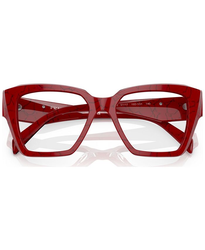 PRADA Women's Square Eyeglasses, PR 09ZV - Macy's