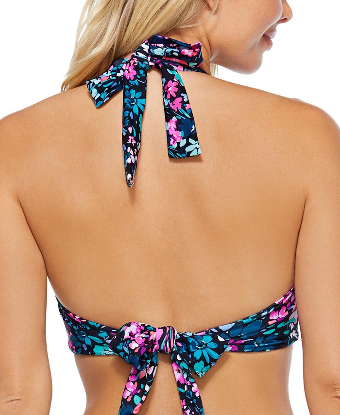 Island Escape Womens Sunshine Halter Bikini Top Created For Macys