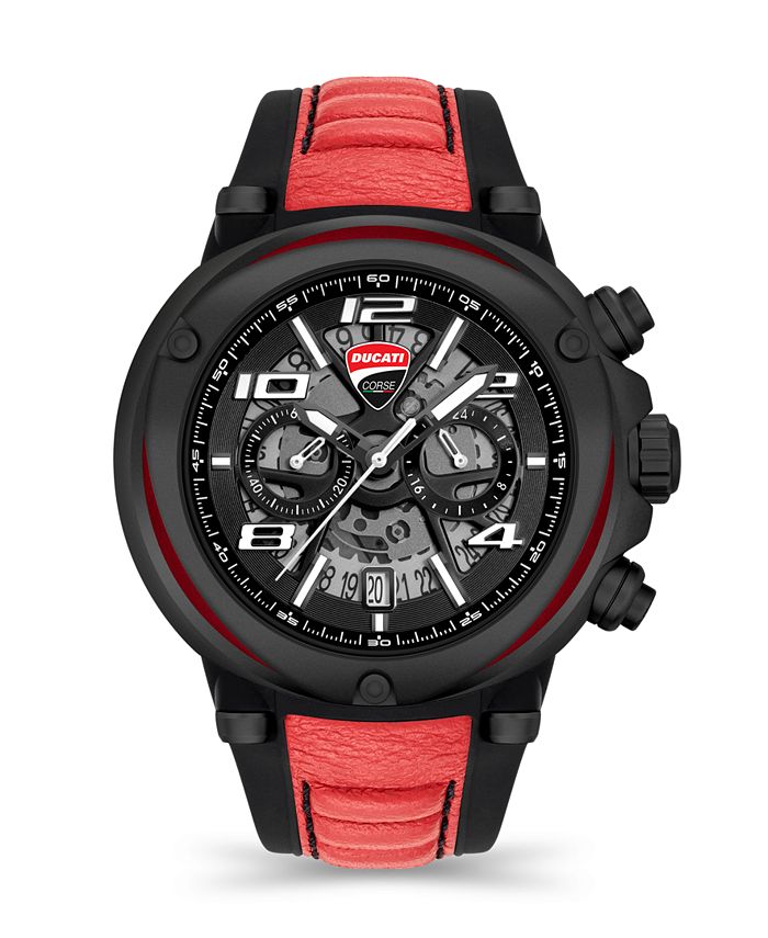 Ducati Corse Men's Partenza Collection Chronograph Timepiece Black ...