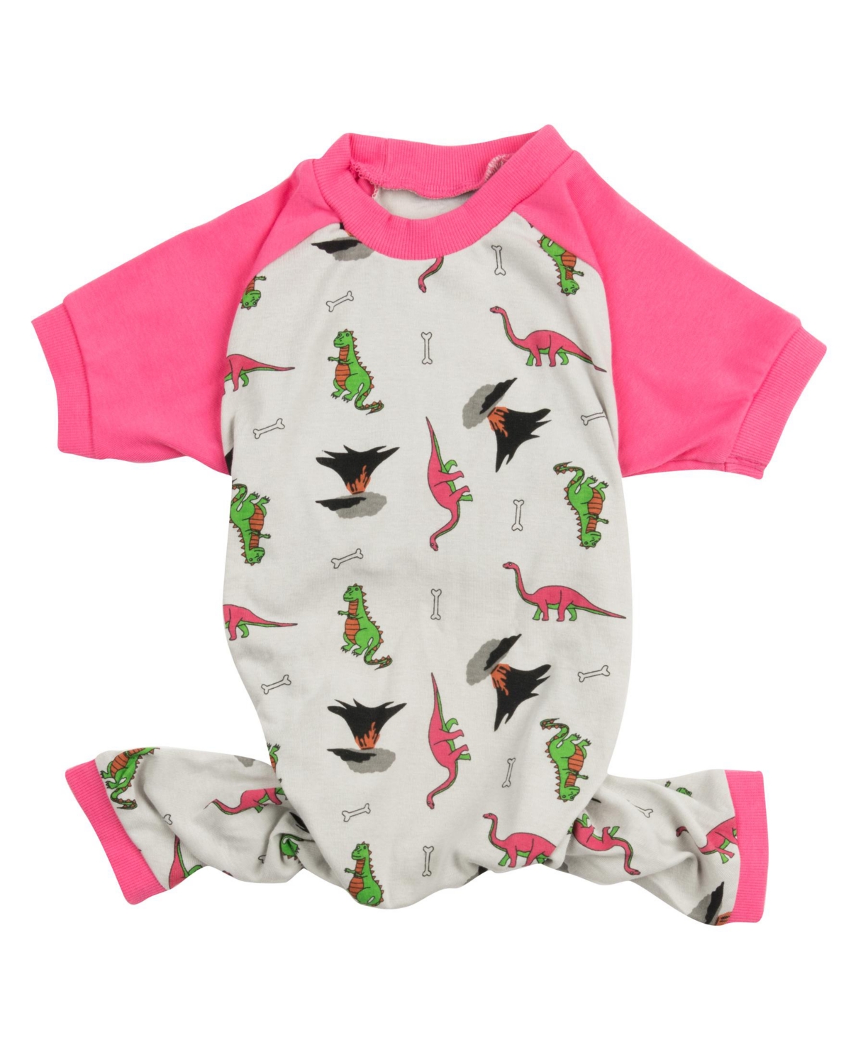 Click here for Leveret Dog Cotton Pajama Pineapple - Dinosaur Gra... prices