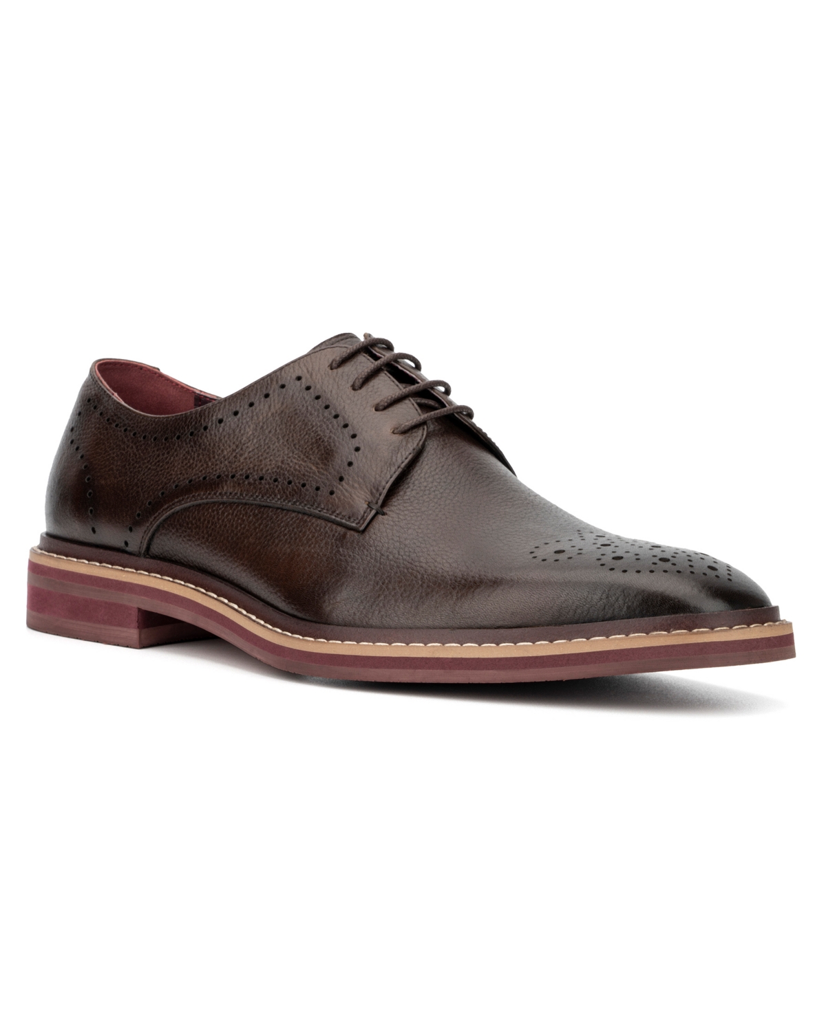 Click here for Vintage Foundry Co Mens Smith Lace-Up Oxfords - Br... prices