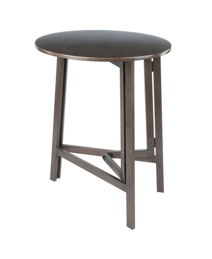 Winsome Torrence 40" Wood Foldable High Table - Macy's