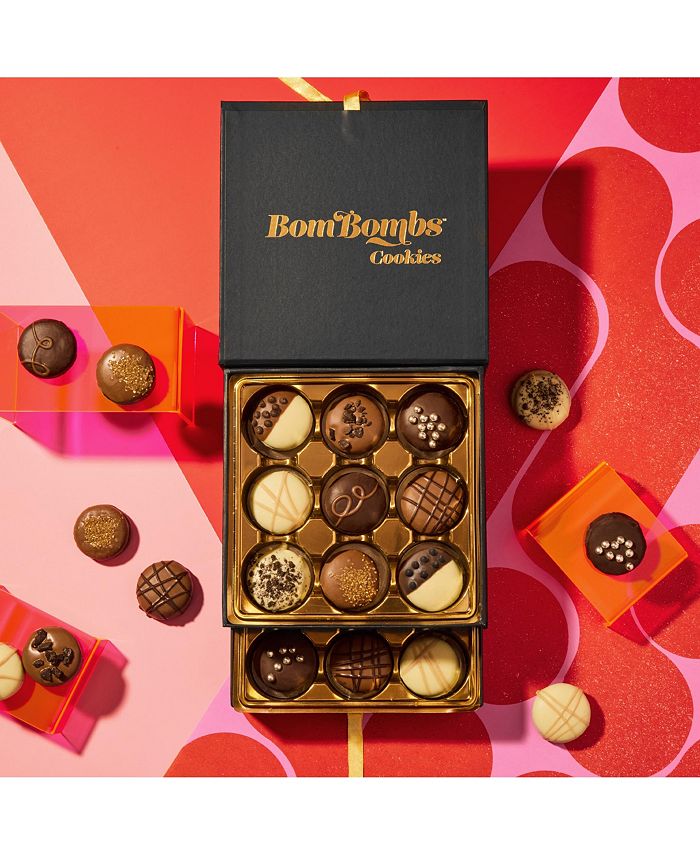Thoughtfully BomBombs Gourmet Chocolate Dipped Sandwich Cookies, Set of ...