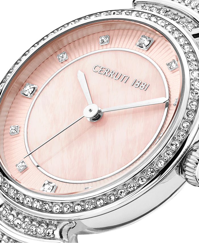 Cerruti 1881 Women's Cerrisi Collection Silver-Tone Stainless Steel ...