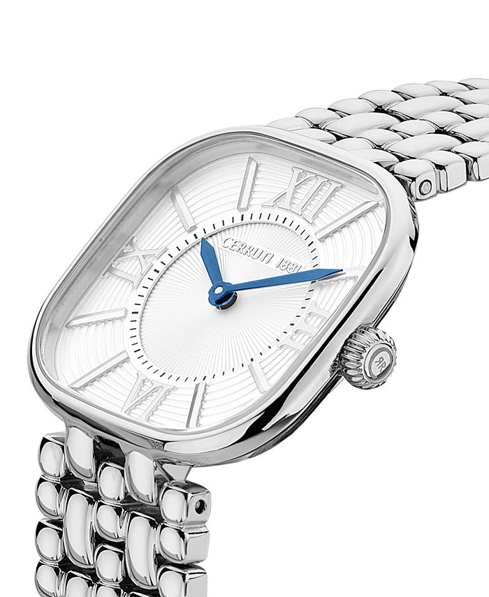 Cerruti 1881 Women's Casena Collection Silver-Tone Stainless Steel ...