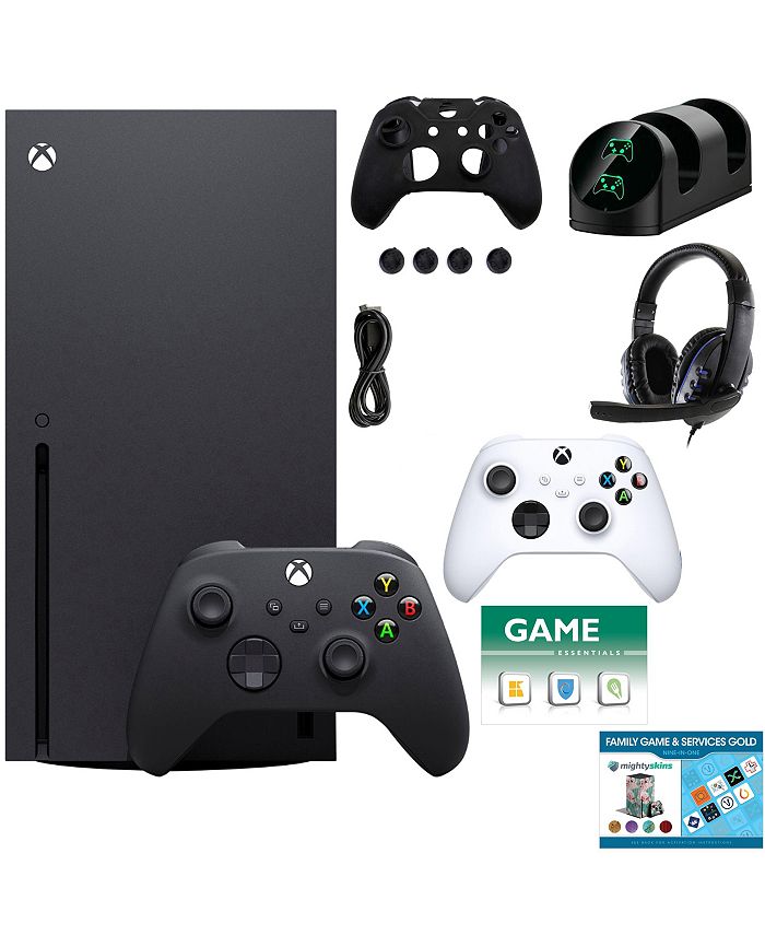 Xbox Series X 1TB Console with Extra White Controller Accessories Kit ...