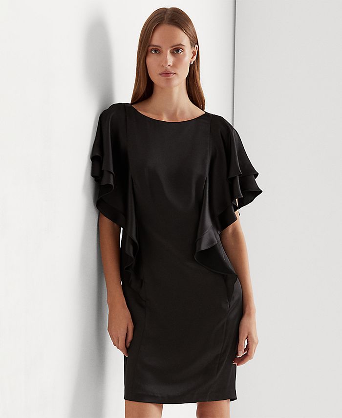 Lauren Ralph Lauren Women's Satin Cocktail Dress - Macy's