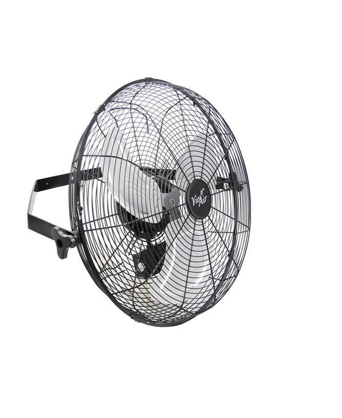 Vie Air Dual Function 18 Inch Wall Mountable Tilting Fan with 3 Speed ...