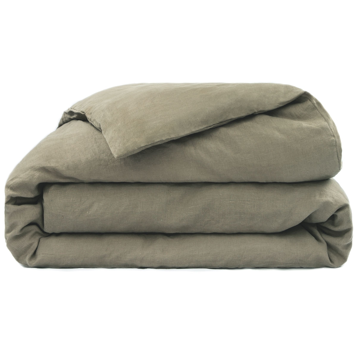 Click here for 100 French Linen Duvet Cover - Twin/Xl Twin - Moss prices