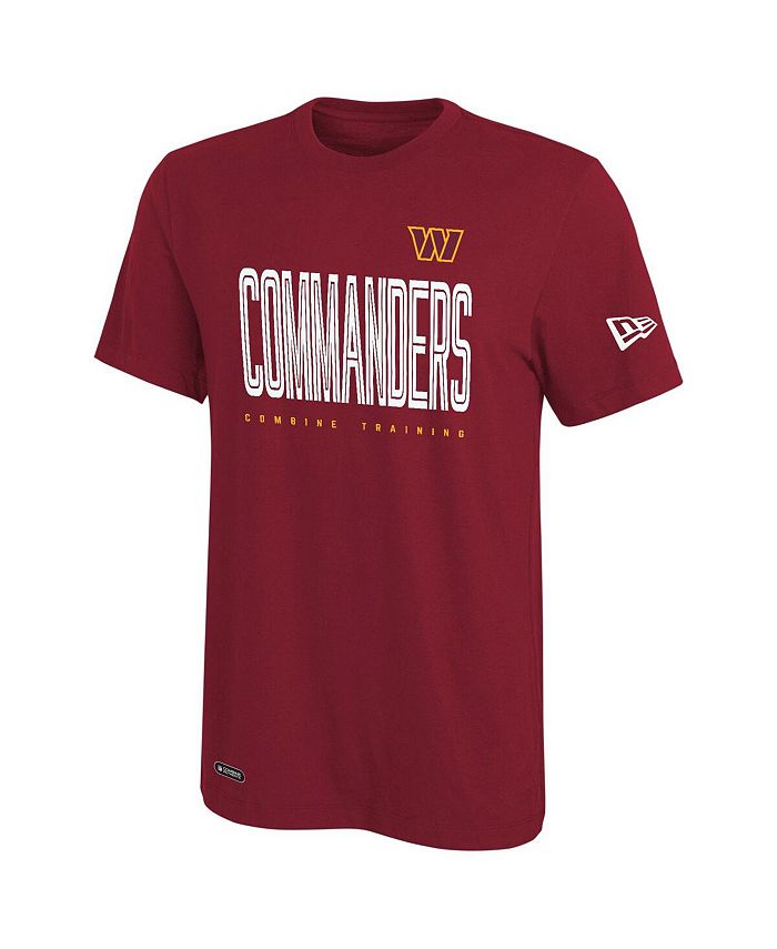 New Era Men's Burgundy Washington Commanders Combine Authentic Training ...