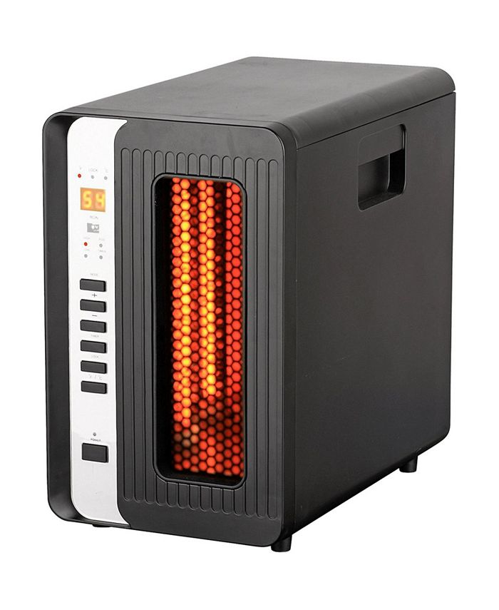 Optimus Infrared Quartz Heater With Remote & LED Display - Macy's