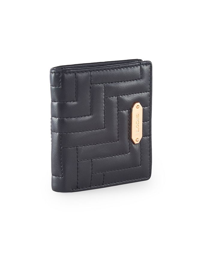 LODIS Women's Signature Quilt Flap Wallet - Macy's