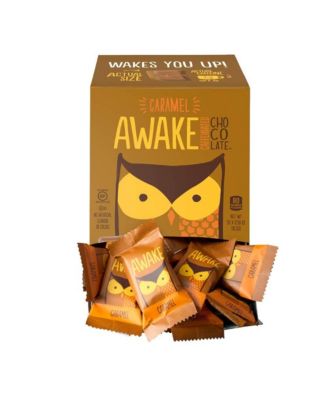 Awake Caffeinated Chocolate Bites, Caramel Chocolate Energy Snack - Macy's
