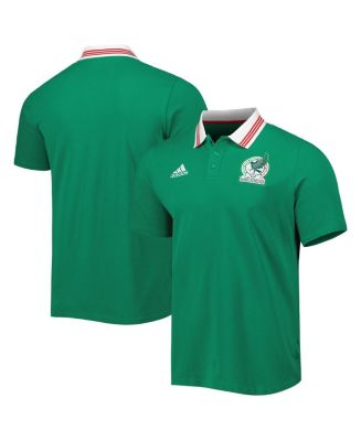 Men's adidas Green Mexico National Team DNA Polo Shirt - Macy's