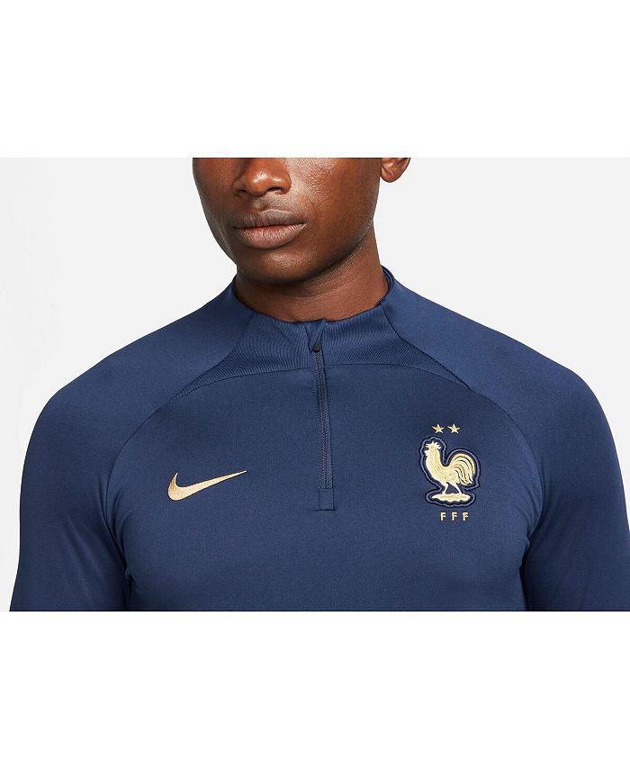 Nike Men's Navy France National Team Strike Drill Performance Raglan ...