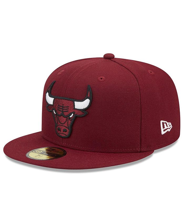 New Era Men's Maroon Chicago Bulls 2022/23 City Edition Alternate Logo ...