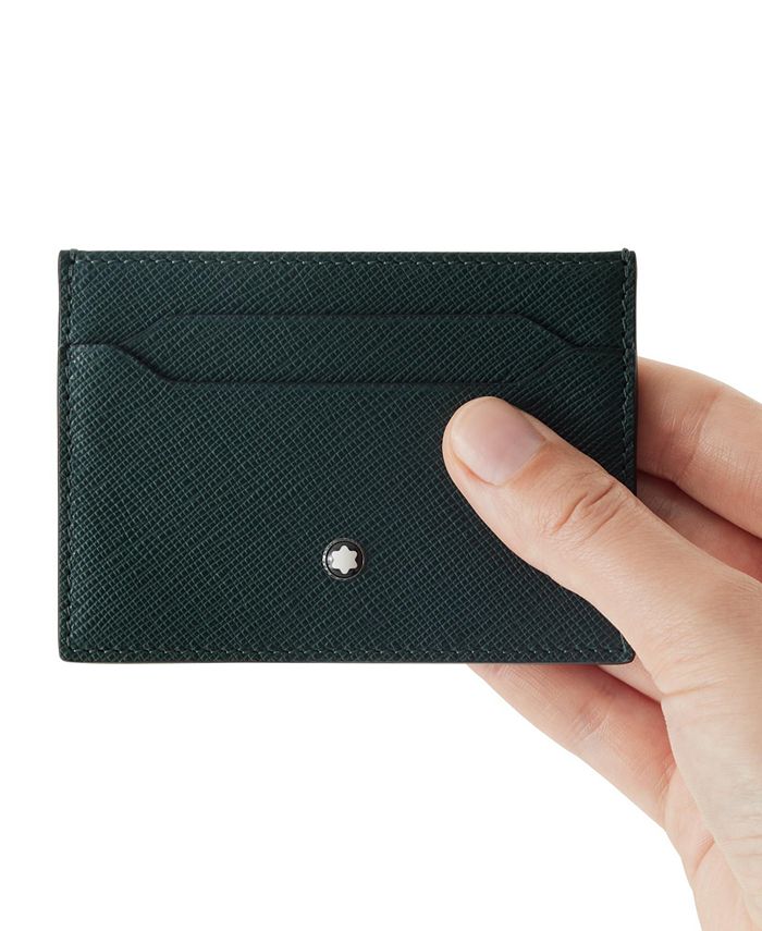 Montblanc Sartorial Leather Card Holder - Macy's