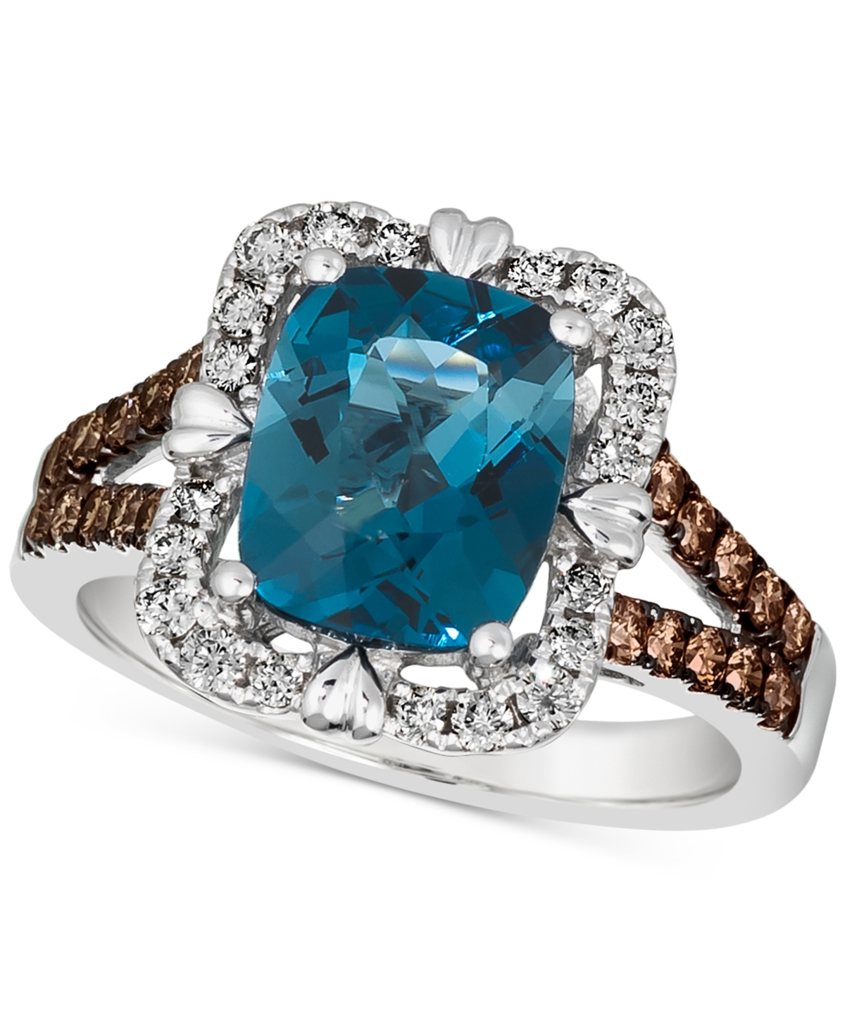 Click here for Le Vian Deep Sea Blue Topaz (3 ct. t.w.) & Diamond... prices