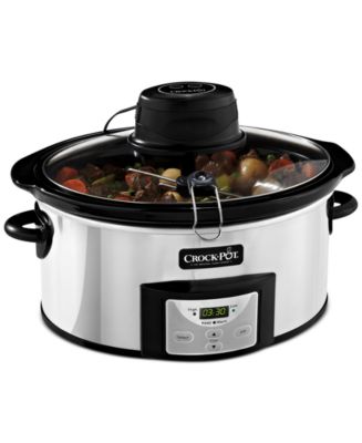 Crock-Pot 6.5-Qt. iStir Automatic Stirring Slow Cooker - Macy's