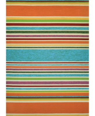 Couristan Covington Sherbet Stripe Area Rug - Macy's