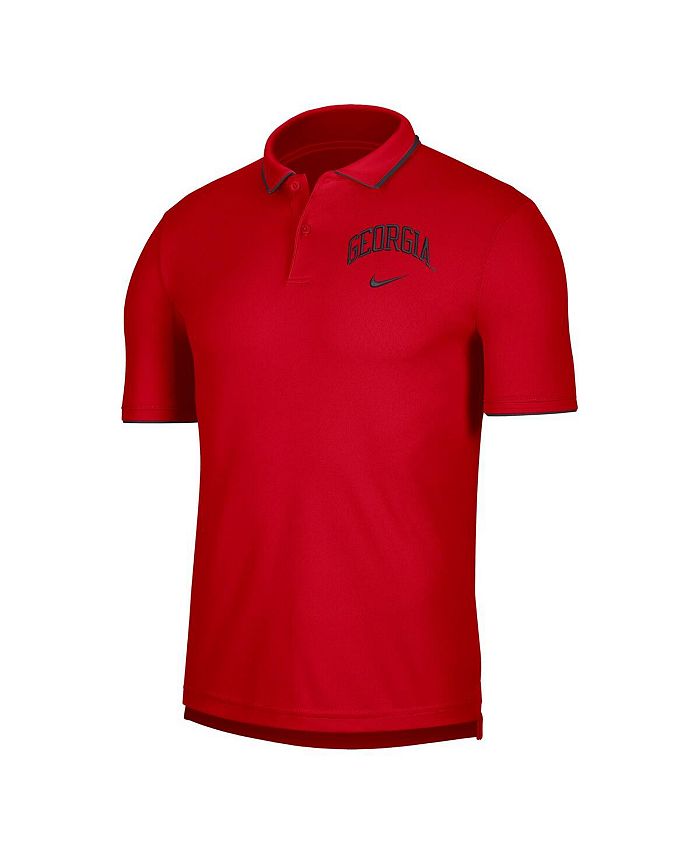 Nike Men's Red Georgia Bulldogs UV Collegiate Team Performance Polo ...
