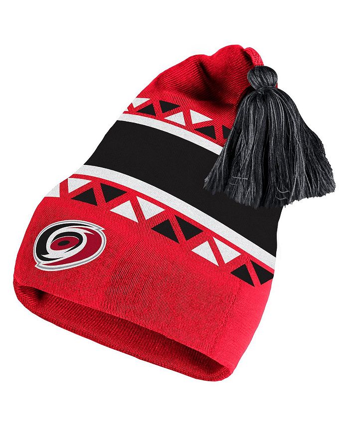 adidas Men's Red, Blue Carolina Hurricanes Reverse Retro 2.0 Pom Cuffed ...