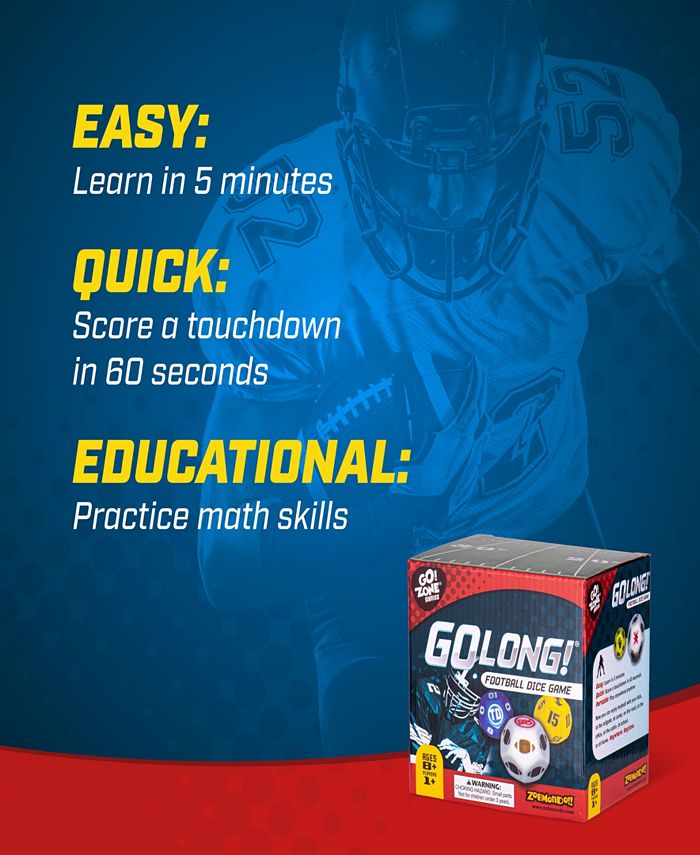 Zobmondo Golong Fun Football Math Dice Game - Macy's