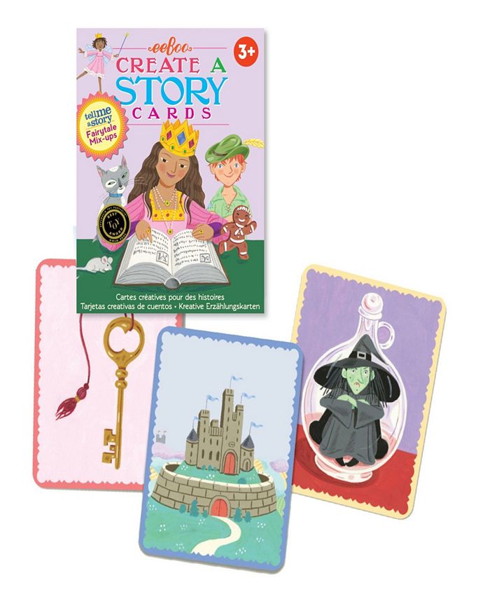 Eeboo Fairytale Mix Ups Create a Story Pre-literacy Cards 36 Piece Set ...