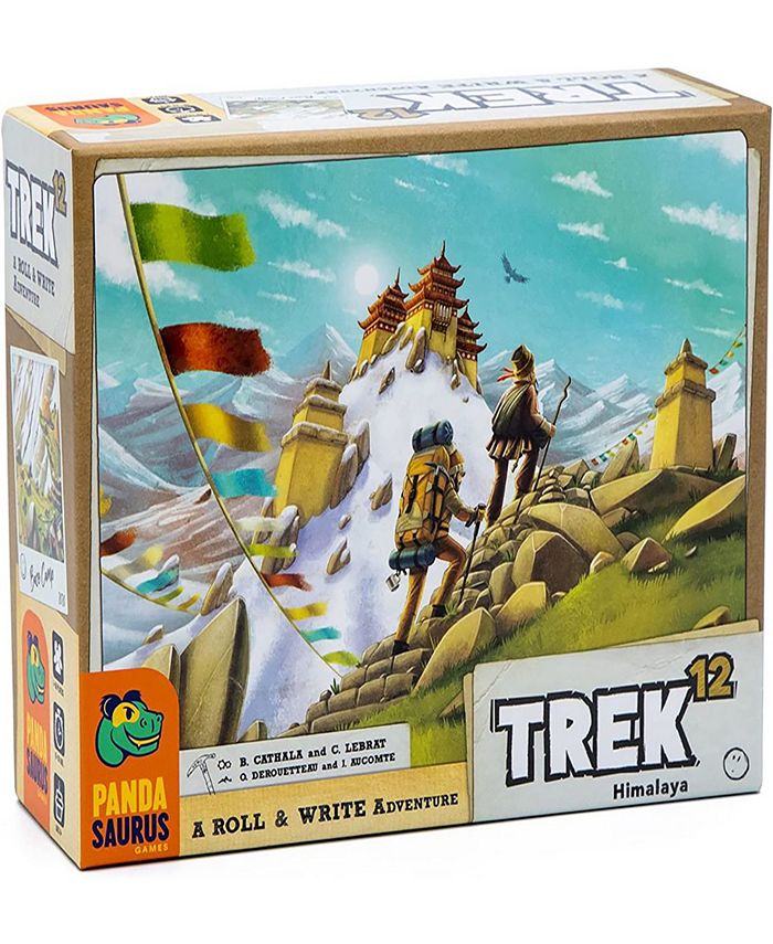 Pandasaurus Games Trek 12 Family Friendly Roll Write Adventure Set, 79 ...