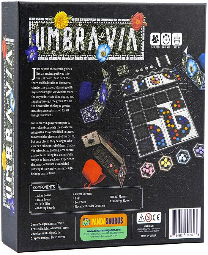 Pandasaurus Games Umbra Via Nature Strategy Family-Friendly Board Game ...