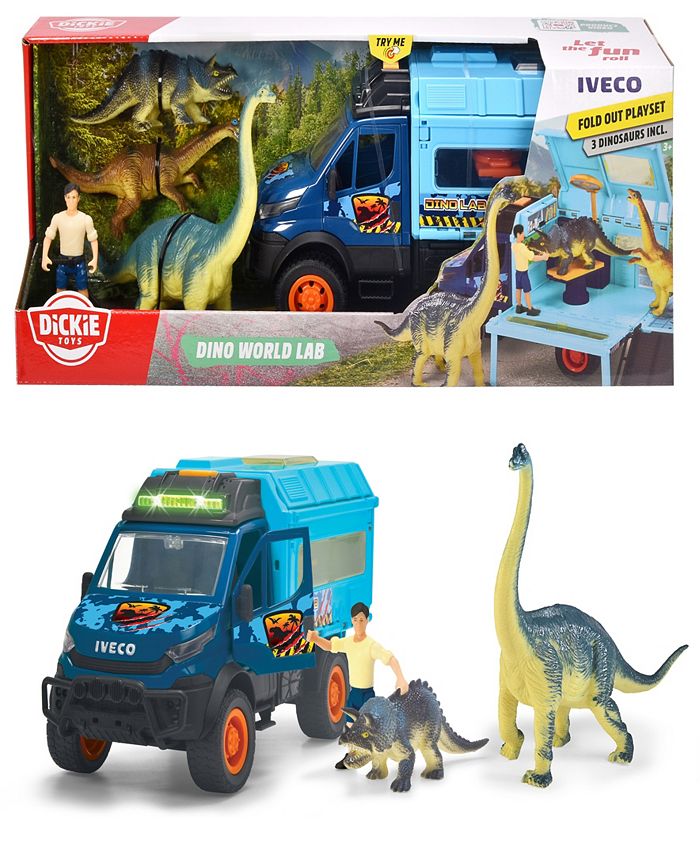 Dickie Toys HK Ltd Dinosaur World Lab Light Sound Kids 5 Piece Playset ...