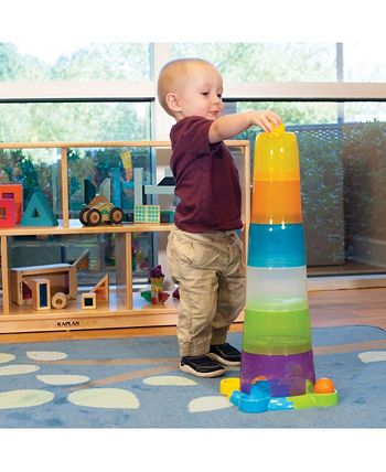 Edushape Toddler Stack and Ball Drop Transparent Ball Tower - Macy's