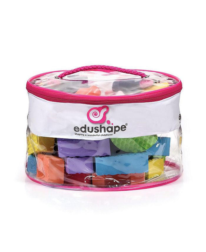 Edushape Textured Blocks Sorting and Stacking Set - Set of 30 - Macy's