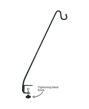 More Birds Clamp-On Deck Steel Hook for Bird Feeders and More, Black ...