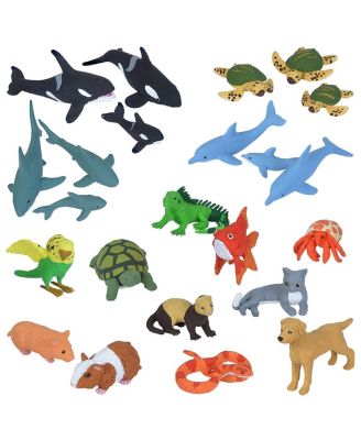 Wild Republic Nature Tube Pets and Aquatic Animals Set - 24 Pieces - Macy's