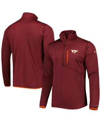 Men's Columbia Maroon Virginia Tech Hokies Park View Omni-Wick Half-Zip ...