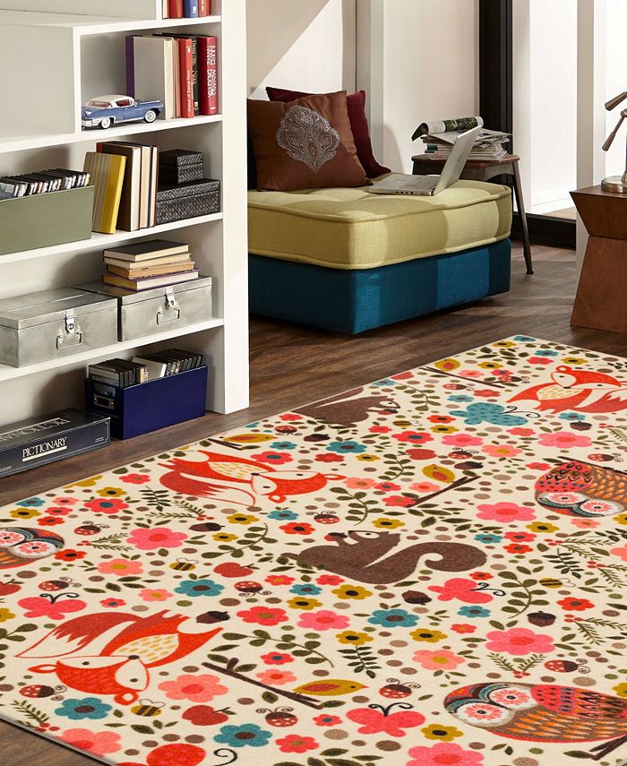 Mohawk Prismatic Enchanted Forest Kids Rug 5' x 8' Area Rug - Macy's