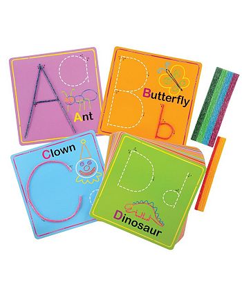Wikki Stix Alphabet With Upper & Lowercase and Numbers & Counting Cards ...