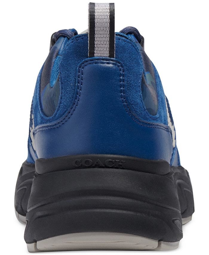 COACH Men's Tech Runner Camouflage Lace-Up Running Sneakers - Macy's