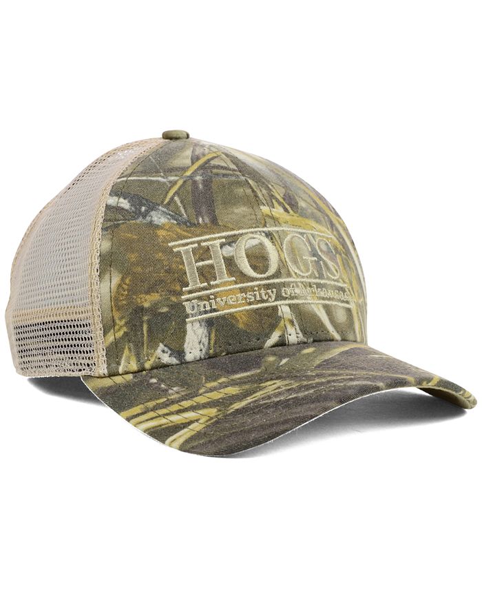 Game Arkansas Razorbacks Camo Mesh Bar Cap - Macy's