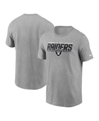 Men's Nike Heathered Gray Las Vegas Raiders Muscle T-shirt - Macy's