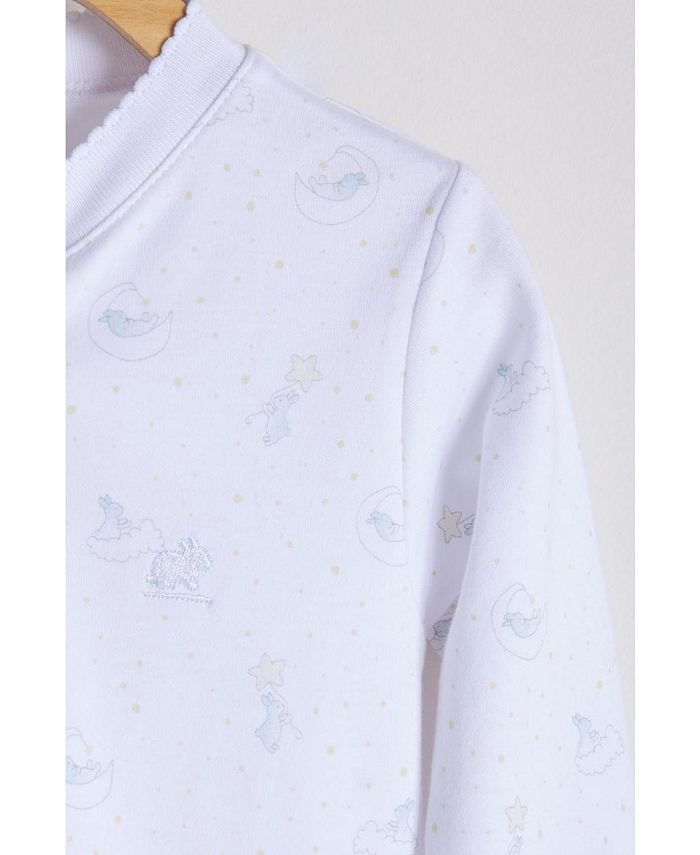 babycottons Premium Peruvian Pima Cotton Dreams Footed pajama in Blue ...