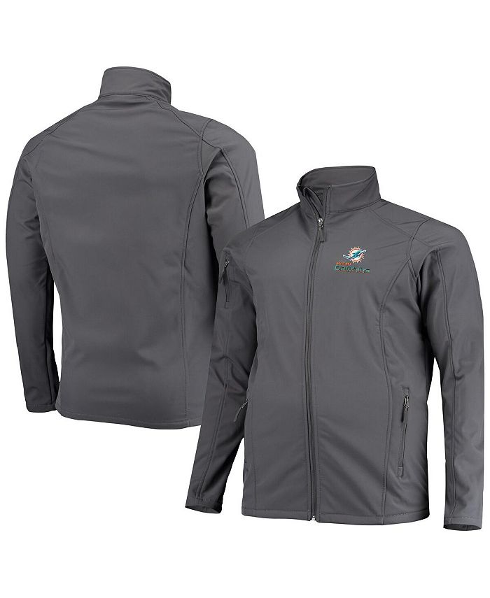 Dunbrooke Men's Charcoal Miami Dolphins Big and Tall Sonoma Softshell ...